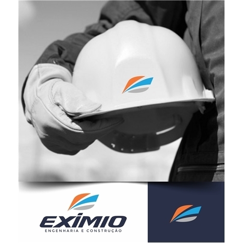 Exímio Engenharia e Construção | Criação de Logo e Papelaria (6 ite...