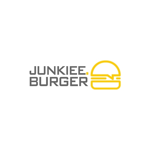 JUNKIEE. BURGER | Criação de Logo Para Alimentos & Bebidas