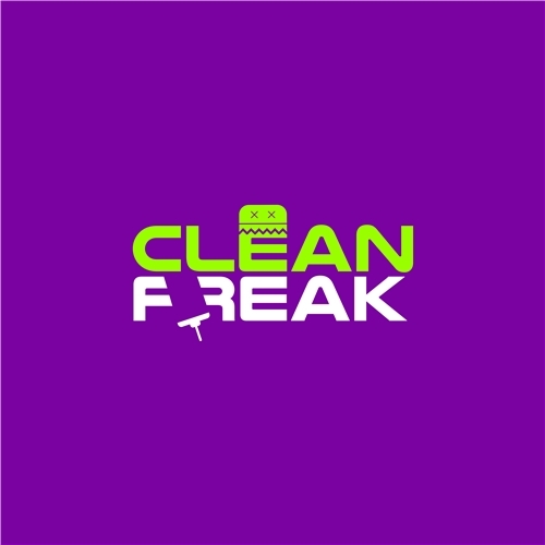 CLEAN FREAK | Criação de Logo Para Limpeza & Serviço para o lar