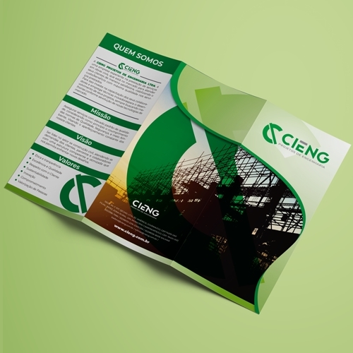 CIENG PROJETOS DE ENGENHARIA LTDA. | Criação de Folder Para Constru...