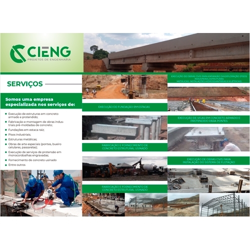 CIENG PROJETOS DE ENGENHARIA LTDA. | Criação de Folder Para Constru...