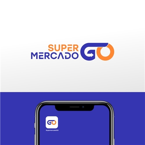 Supermercado GO | Criação de Logo Para Tecnologia & Ciencias