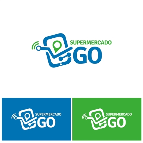 Supermercado GO | Criação de Logo Para Tecnologia & Ciencias