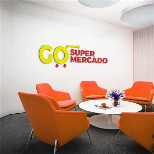 Supermercado GO | Criação de Logo Para Tecnologia & Ciencias