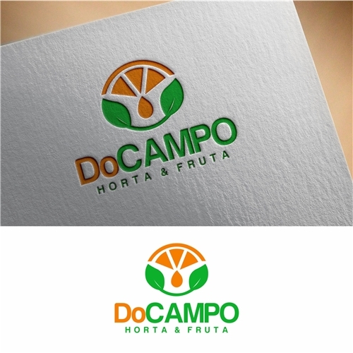 Do Campo Horta e Fruta | Criação de Logo Para Alimentos & Bebidas
