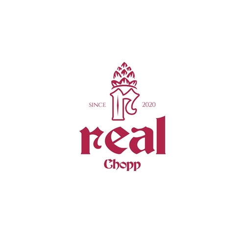 CHOPP REAL | Criação de Logo e Rótulo Para Alimentos & Bebidas