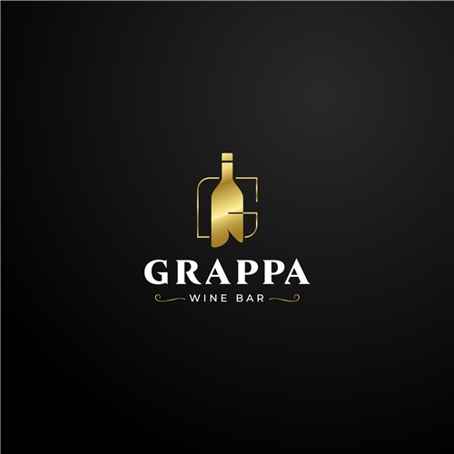 GRAPPA WINE BAR | Criação de Logo Para Alimentos & Bebidas