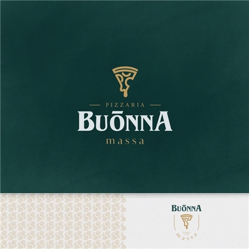 Pizzaria Buonna Massa | Criação de Logo Para Alimentos & Bebidas