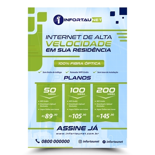 INFORTAU NET | Criação de Panfleto Para Computador & Internet