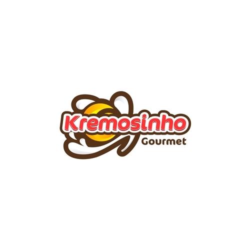 Kremosinho Gourmet | Criação de Logo Para Alimentos & Bebidas