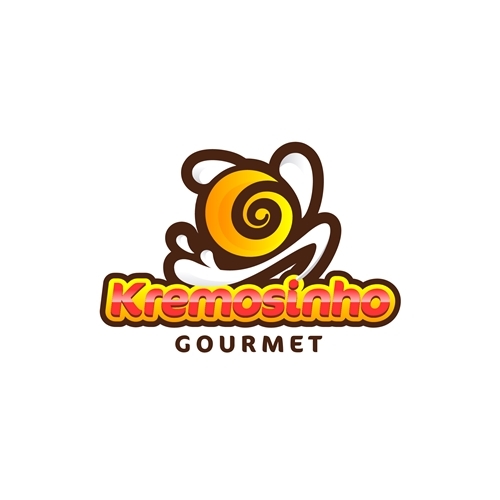 Kremosinho Gourmet | Criação de Logo Para Alimentos & Bebidas