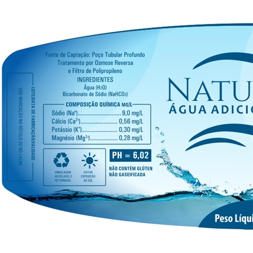 Layout de Rótulo para Água Natuclara | Mheloart.. 5775291