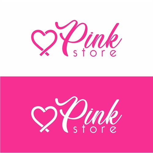Pink Store | Criação de Logo Para Roupas, Jóias & acessórios