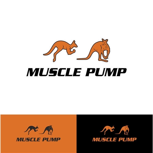 muscle pump | Criação de Logo Para Saúde & Nutrição
