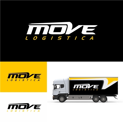 MOVE LOGISTICA | Criação de Logo Para Logística, Entrega & Armazen...