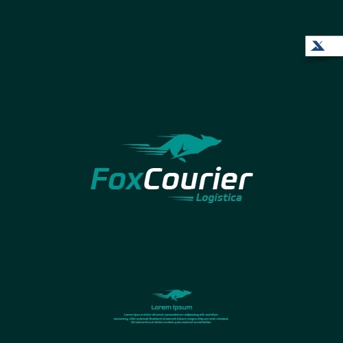 Fox Courier | Criação de Logo Para Logística, Entrega & Armazenamento