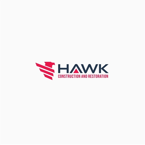 HAWK Construction and Restoration | Criação de Logo e Cartao de Vis...