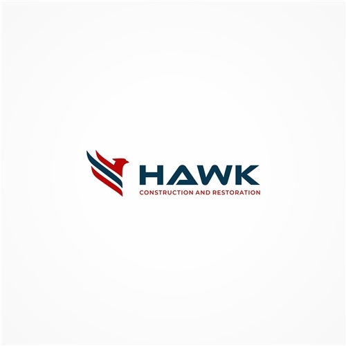 HAWK Construction and Restoration | Criação de Logo e Cartao de Vis...