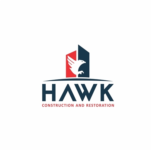 HAWK Construction and Restoration | Criação de Logo e Cartao de Vis...