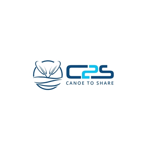 Canoe to Share. Pode ser utilizada a sigla C2s. | Criação de Logo ...