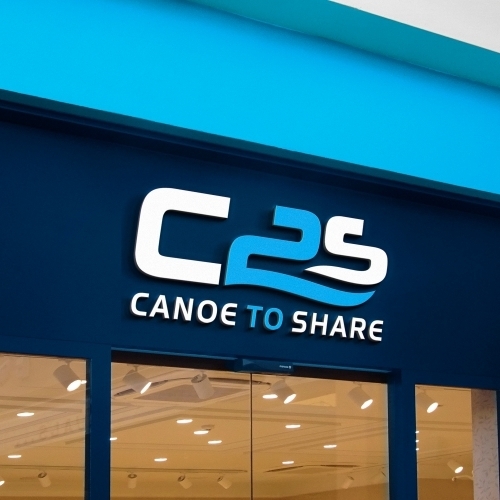 Canoe to Share. Pode ser utilizada a sigla C2s. | Criação de Logo ...