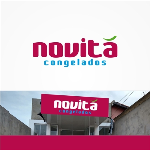 Novitá congelados | Criação de Logo Para Alimentos & Bebidas