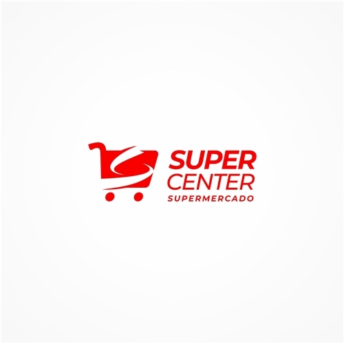 Super Center Supermecado | Criação de Logo Para Alimentos & Bebidas