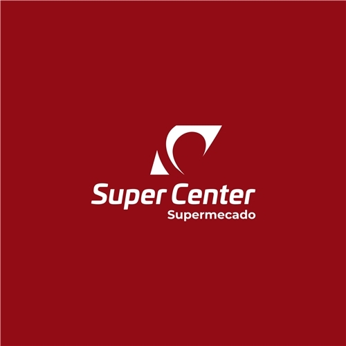 Super Center Supermecado | Criação de Logo Para Alimentos & Bebidas