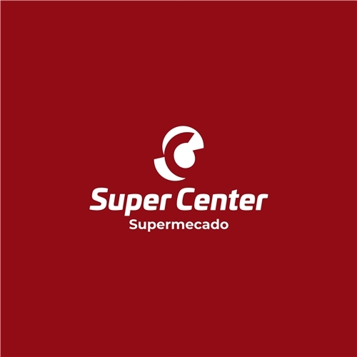 Super Center Supermecado | Criação de Logo Para Alimentos & Bebidas