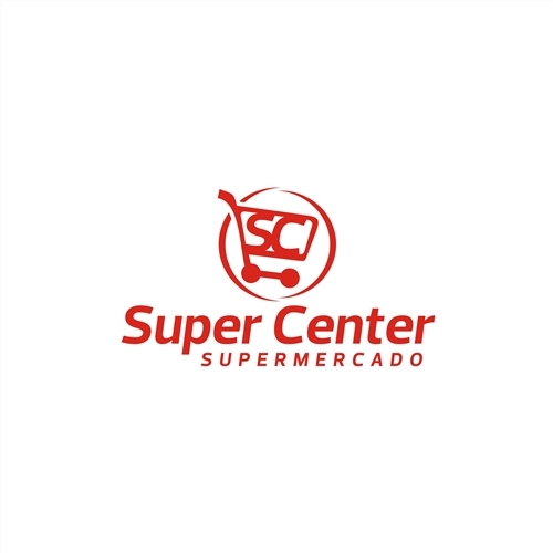 Super Center Supermecado | Criação de Logo Para Alimentos & Bebidas