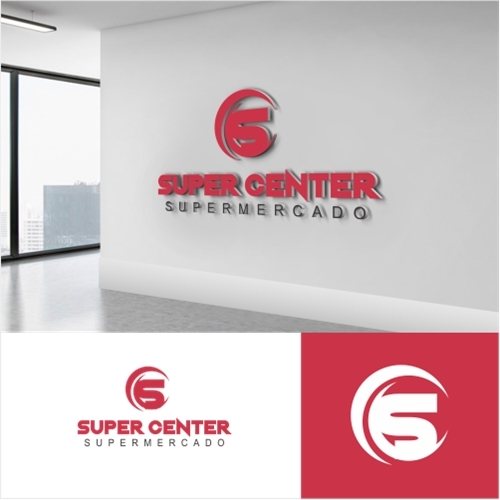Super Center Supermecado | Criação de Logo Para Alimentos & Bebidas