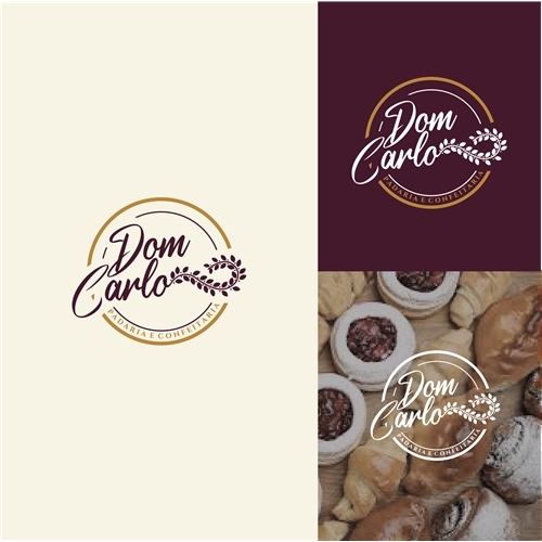 Dom Carlo Padaria e Confeitaria Ltda | Criação de Logo Para Aliment...