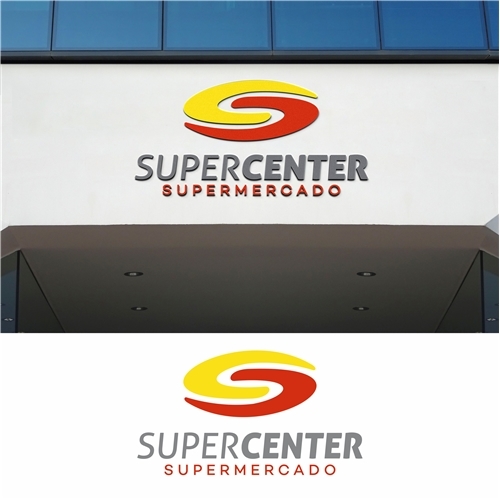 Super Center Supermecado | Criação de Logo Para Alimentos & Bebidas