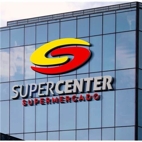 Super Center Supermecado | Criação de Logo Para Alimentos & Bebidas