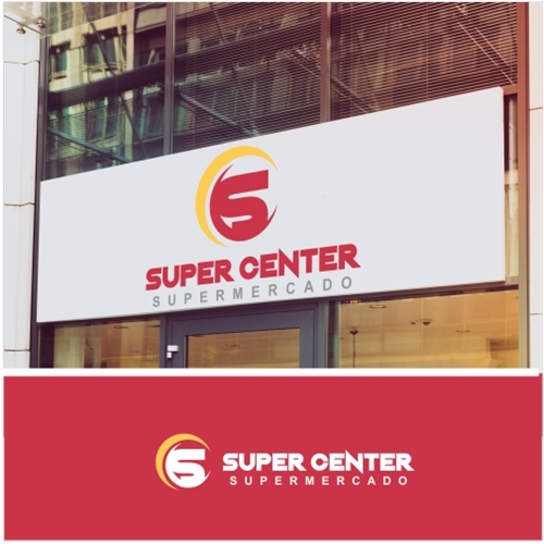 Super Center Supermecado | Criação de Logo Para Alimentos & Bebidas