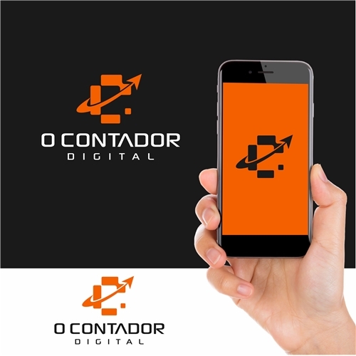 O CONTADOR DIGITAL | Criação de Logo Para Contabilidade & Finanças