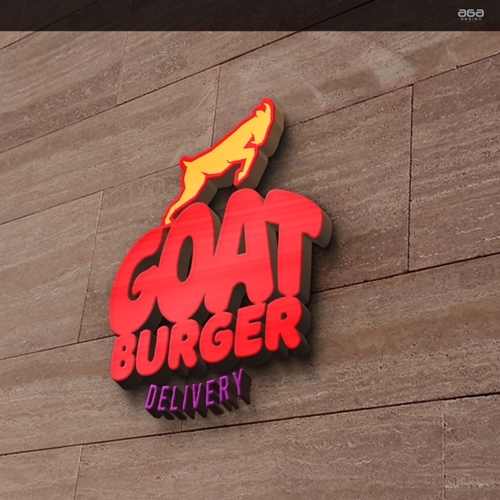 Goat Burger | Criação de Logo Para Alimentos & Bebidas