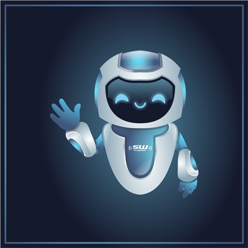 SW FIBRA | Criação de Mascote Para Computador & Internet