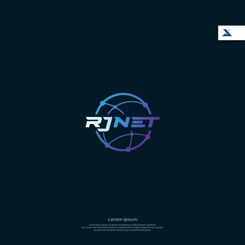 RJNET | Criação de Logo Para Computador & Internet