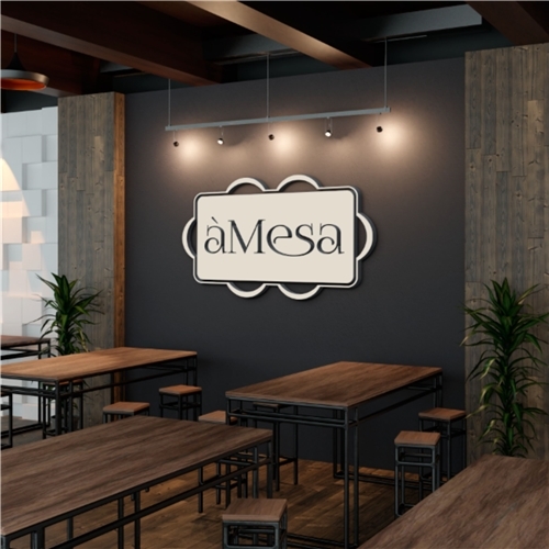 àMesa | Criação de Logo Para Alimentos & Bebidas