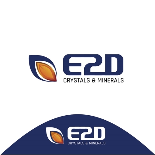 E2D CRYSTALS & MINERALS | Criação de Logo Para Decoração & Mobília