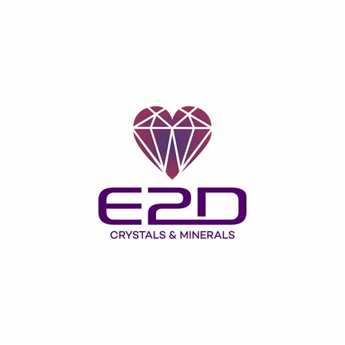 E2D CRYSTALS & MINERALS | Criação de Logo Para Decoração & Mobília