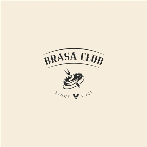 Brasa Club | Criação de Logo Para Alimentos & Bebidas