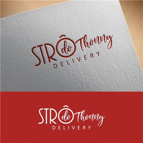 Strô do Thonny | Criação de Logo Para Alimentos & Bebidas