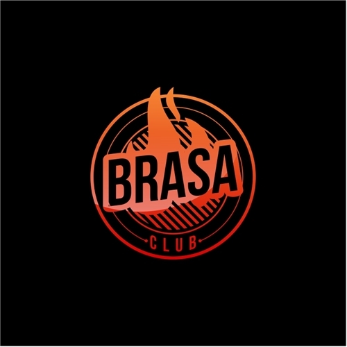 Brasa Club | Criação de Logo Para Alimentos & Bebidas