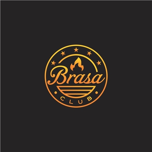 Brasa Club | Criação de Logo Para Alimentos & Bebidas