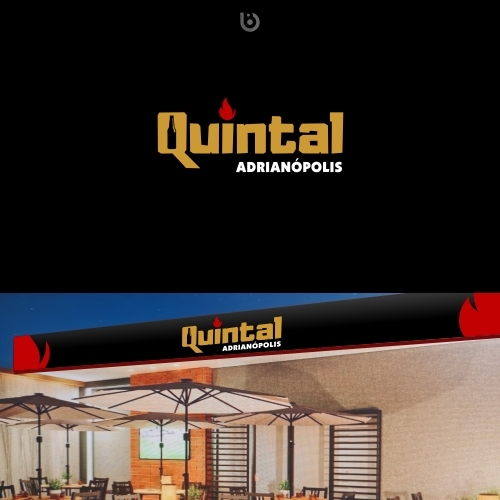 Quintal Adrianópolis | Criação de Logo Para Alimentos & Bebidas