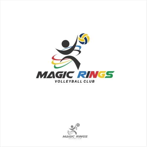 Magic rings volleyball club | Criação de Logo Para Esportes
