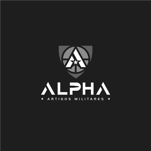 Alpha Artigos Militares | Criação de Logo Para Outros