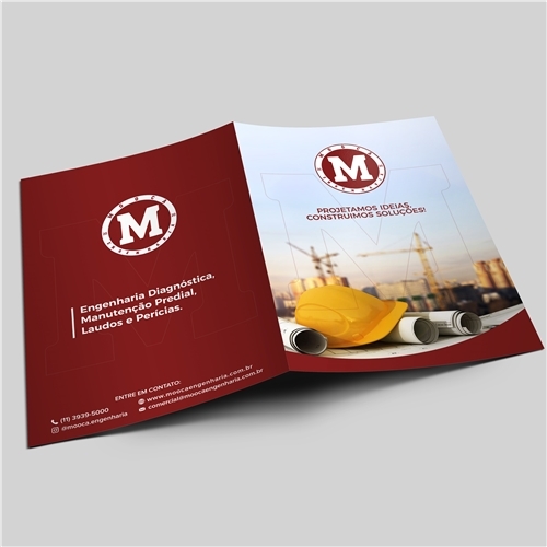 Mooca Engenharia | Criação de Folder Para Construção & Engenharia